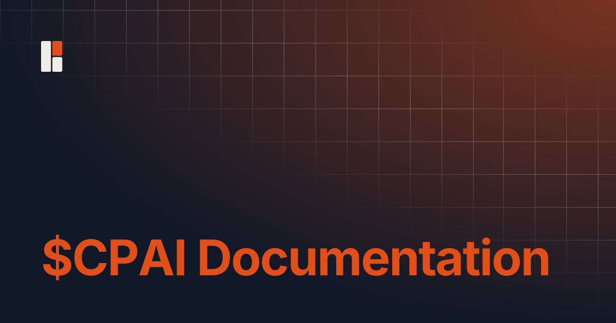 $CPAI Documentation | CPAI by Moontax